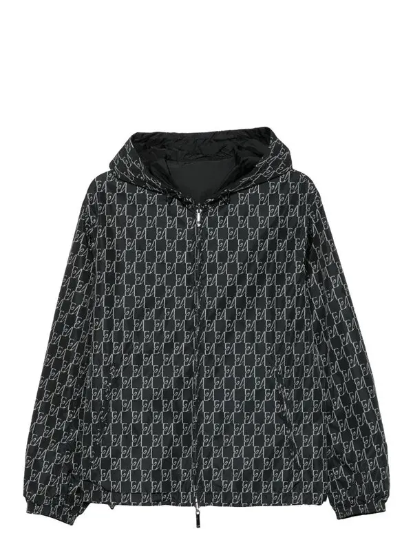 Emporio Armani Nylon Bomber Jacket - Blue