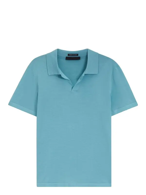 BOSS By Beckham Virgin Wool Knit Sweater - Light Blue