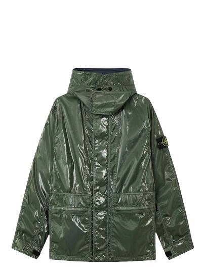 Stone Island X New Balance Hooded Jacket - Juniper