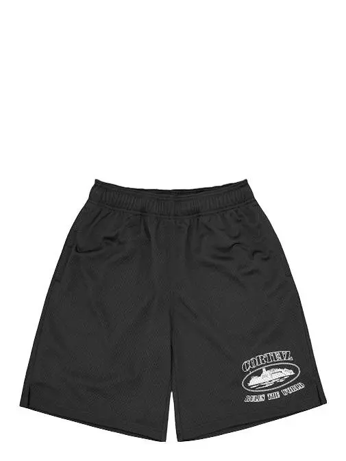 CORTEIZ Og Alcatraz Mesh Short - Black