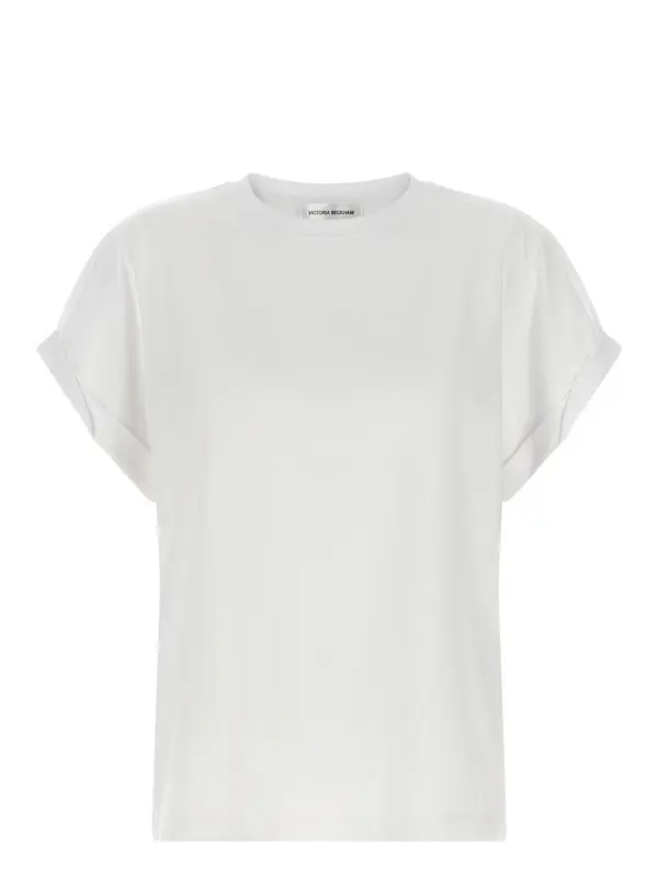 Victoria Beckham Tilly Oversized Cotton T-shirt - White