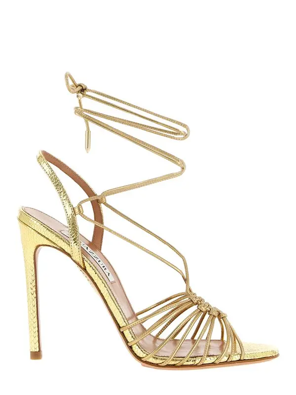 AQUAZZURA Ritmo Sandals - Gold