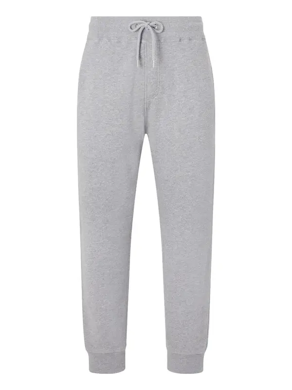 JW Anderson Tapered Cotton-fleece Sweatpants - Gray