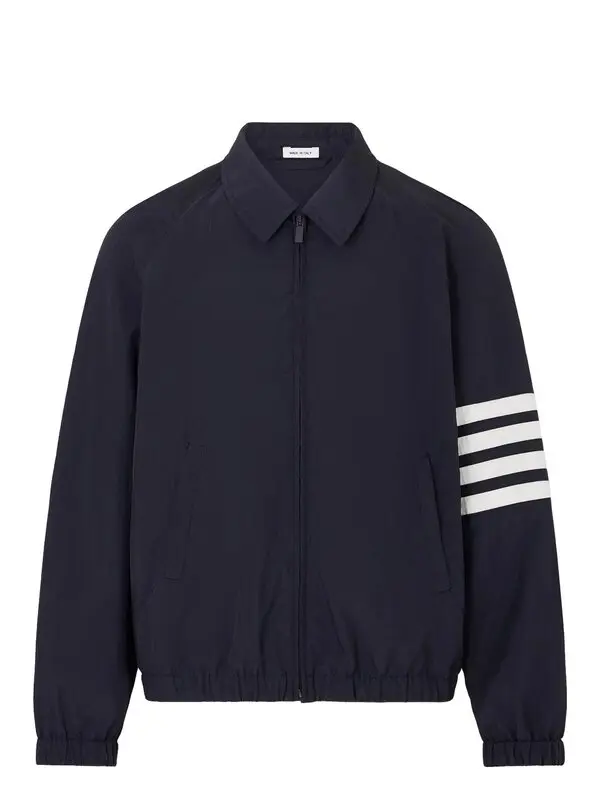 Thom Browne Striped Ripstop Track Jacket - Blue