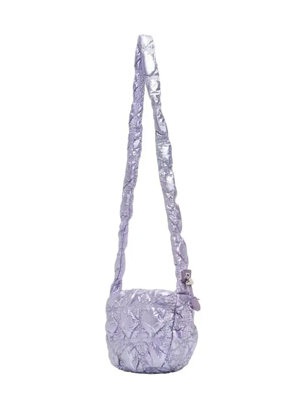 CARLYN Quilted Crossbody Bag - Purple