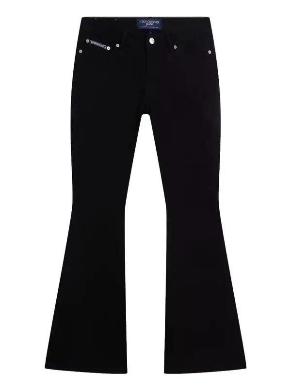 Juicy Couture Logo Embellished Jeans - Black