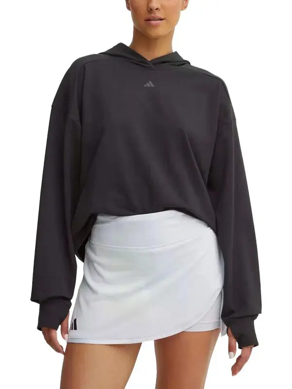 Adidas Primelift Cut-out Logo Hoodie - Black