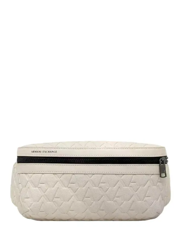 Armani Exchange Embossed Logo Belt Bag - Neutrals