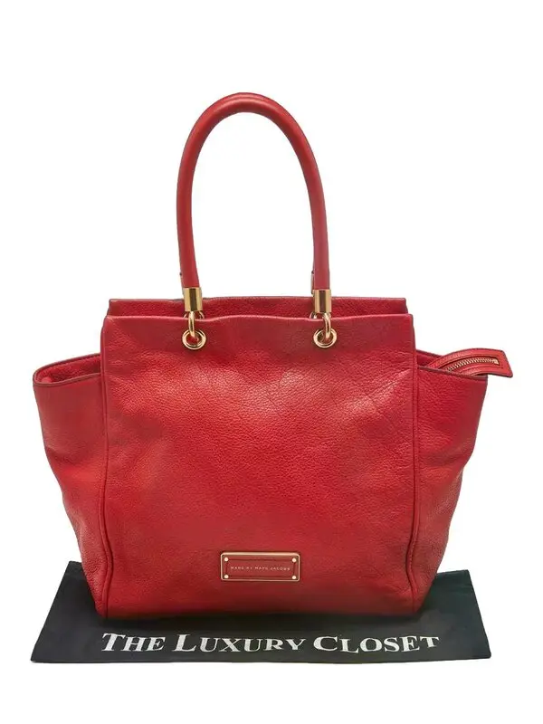 Marc Jacobs Bentley Leather Tote Bag - Red