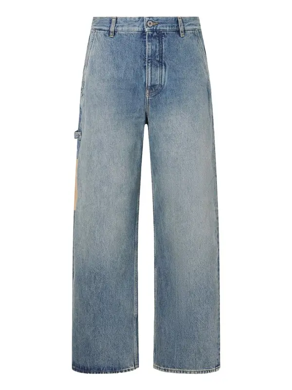 Loewe Wide-leg Baggy Jeans - Blue