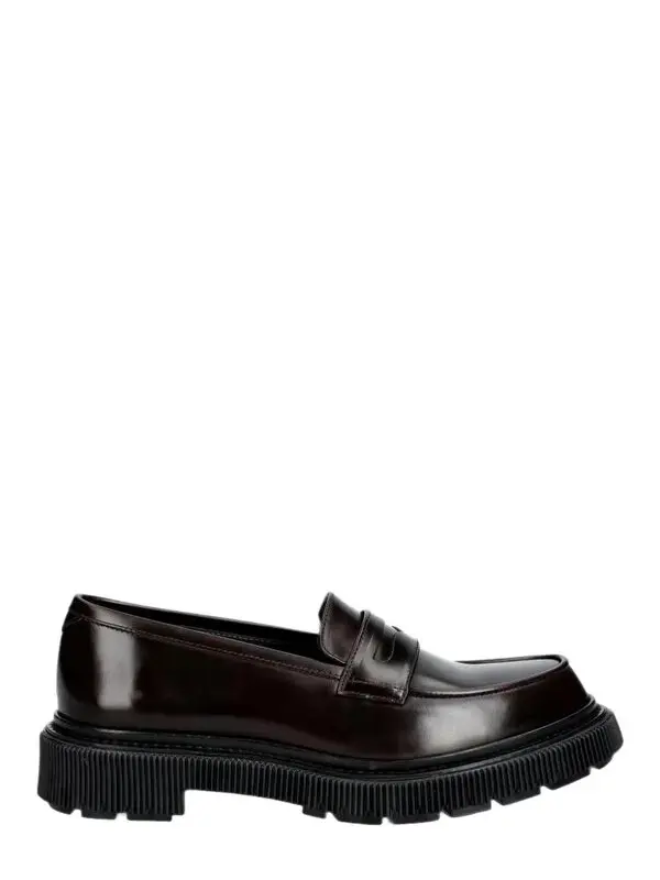 ADIEU PARIS Chunky Sole Loafers - Brown