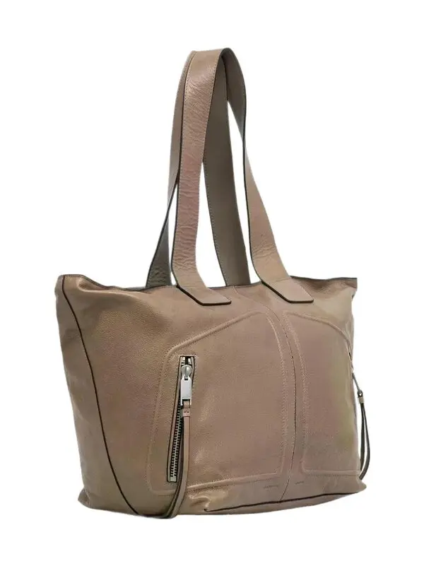 ALLSAINTS Jean Leather Tote Bag - Neutrals