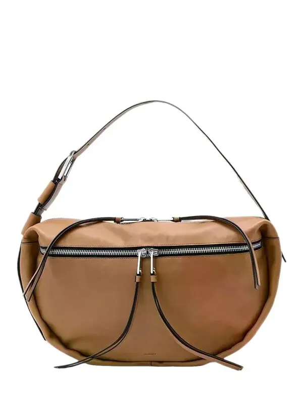 ALLSAINTS Noemie Zip-detail Tote Bag - Brown