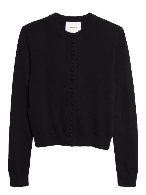 LISA YANG Wilona Cashmere Cardigan - Black