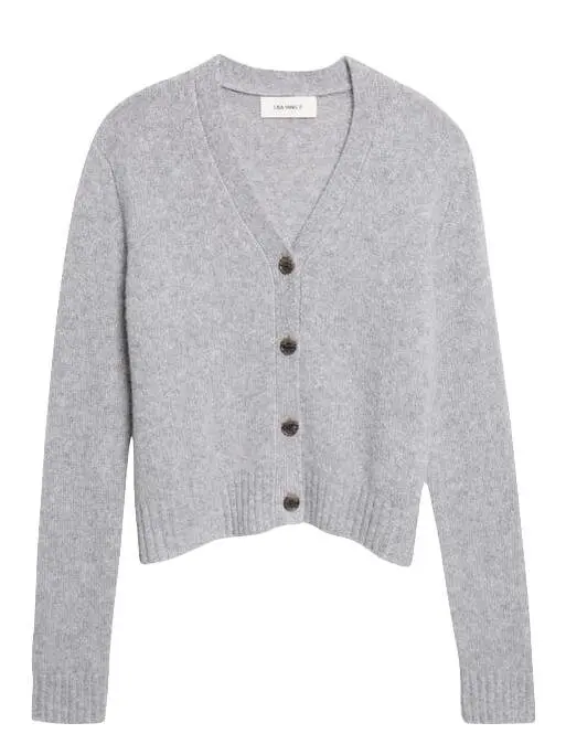 LISA YANG Cashmere & Silk Cardigan - Cloudy