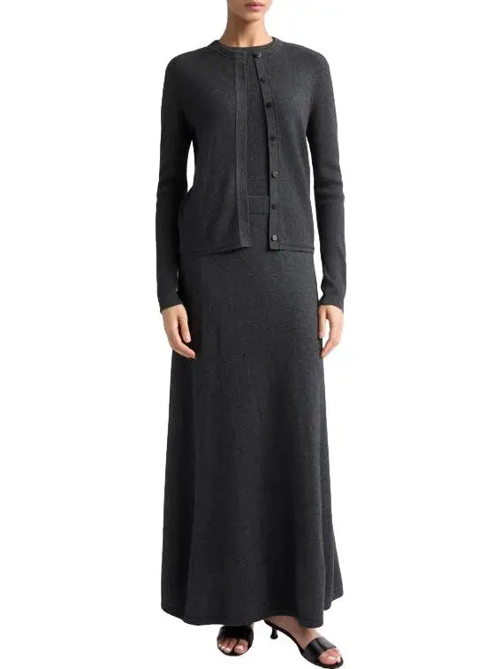 LISA YANG Amya Ribbed Cotton & Cashmere Sleeveless Sweater - Eclipse