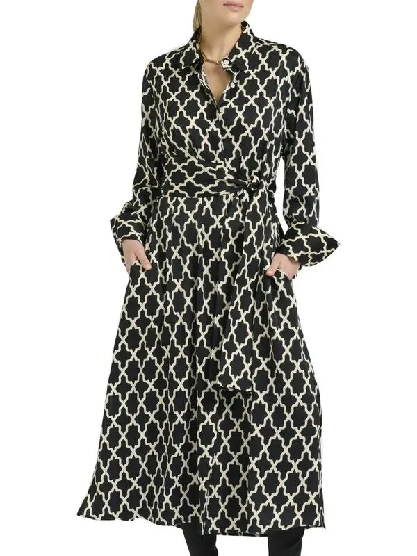 SHIRTY Amelie Print Cotton Shirtdress - Moroccan Print