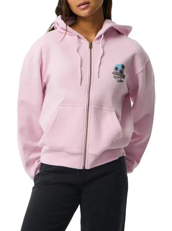 Rip Curl Tropical Graphic Zip Hoodie - Light Lilac