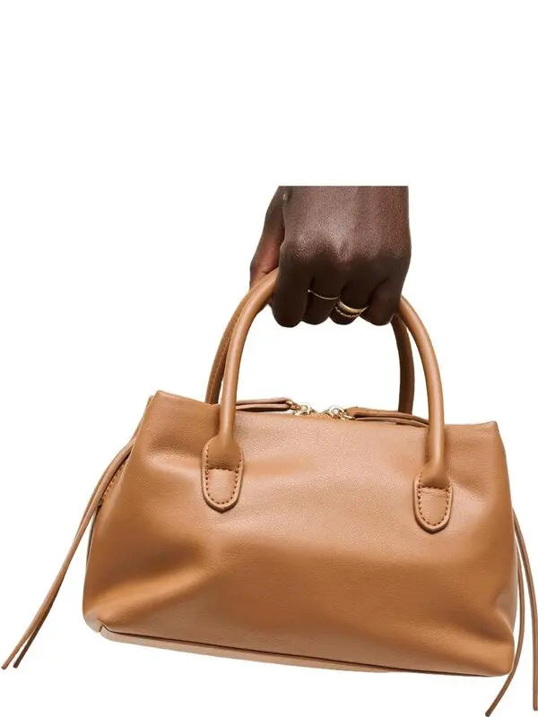 URBAN EXPRESSIONS Logan Crossbody Satchel - Camel