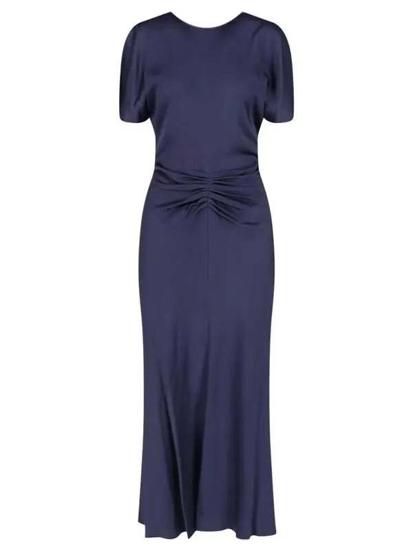 Victoria Beckham Bela Midi Dress - Blue