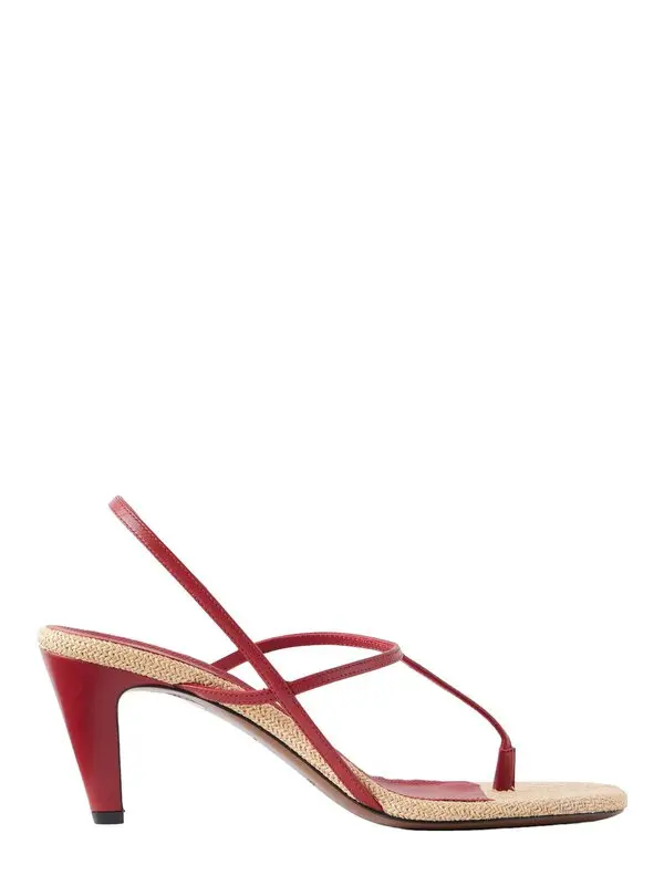 NEOUS Arneb 65 Cone Heel Sandals - Red