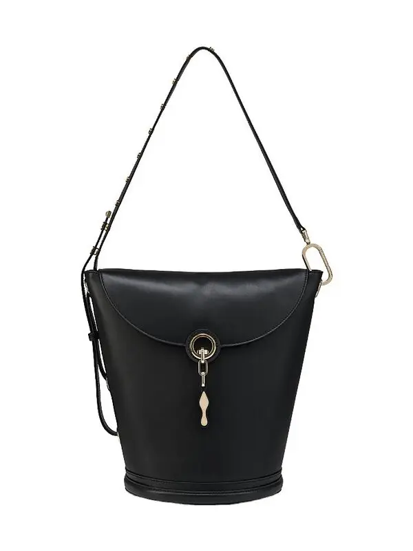 CHRISTIAN LOUBOUTIN Flo Bucket Bag - Black