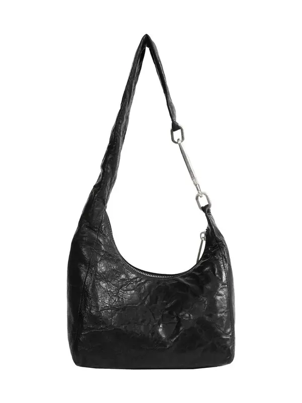 Rick Owens Leather Disco Gemini Bag - Black