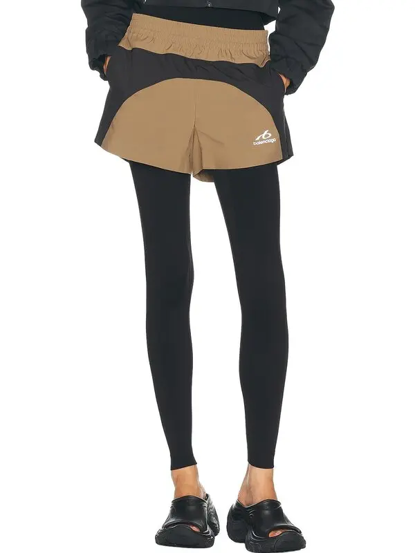Balenciaga Athletic Mini Short - Camel