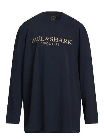 Paul & Shark T-shirt Size Cotton, Elastane - Blue