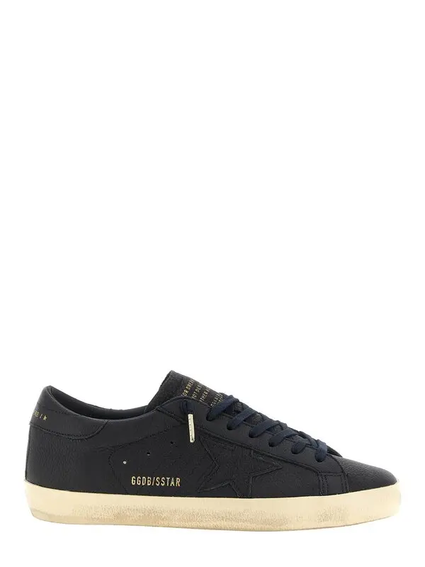 GOLDEN GOOSE Super-star Leather Sneakers - Blue