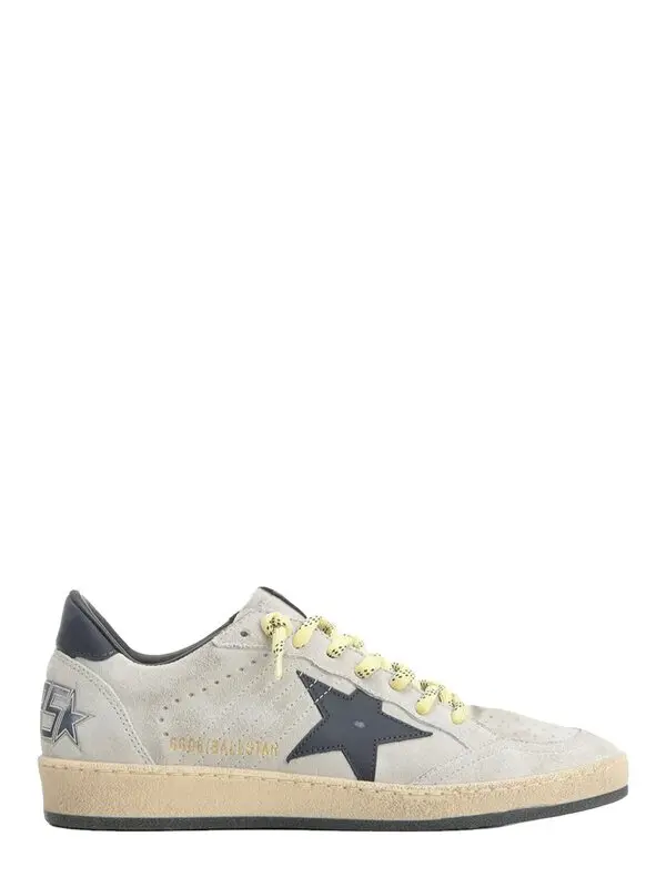 GOLDEN GOOSE Ball Star Suede Sneakers - Gray