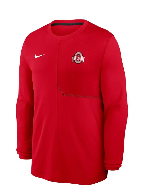 Nike Ohio State Dri-fit Long-sleeve Top - Red