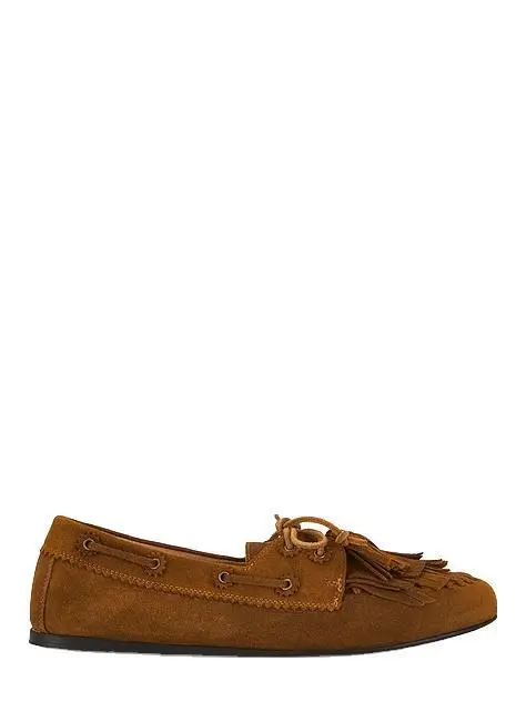 Isabel Marant Étoile Fersi Suede Loafers - Brown