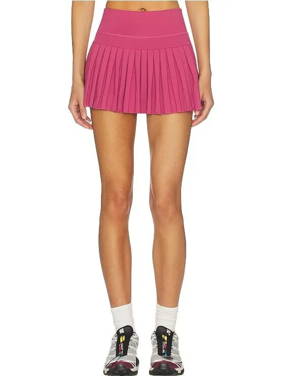 GOLD HINGE Pleated Tennis Skirt - Blush