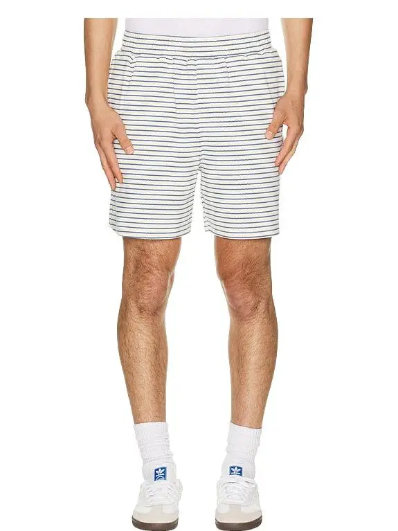 BOUND Stripe Jacquard Shorts - Blue