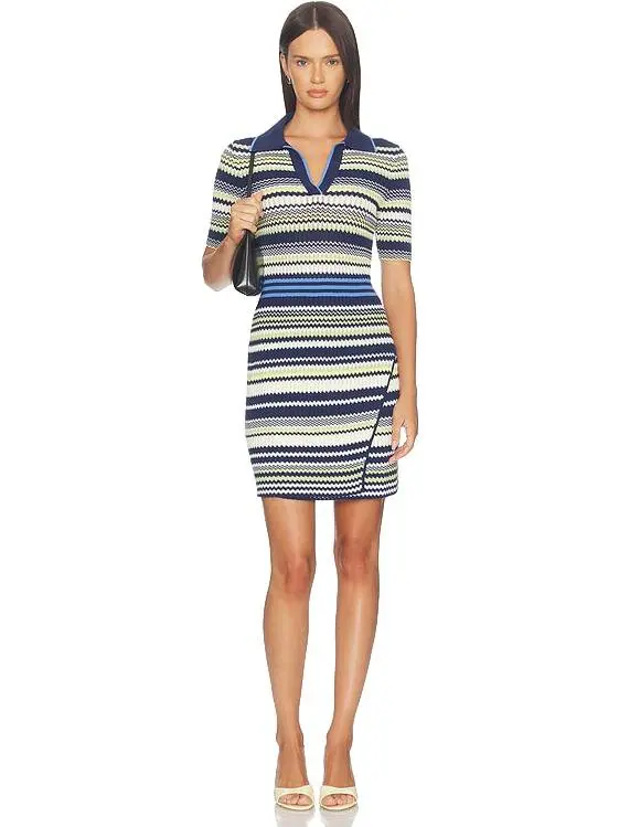 Simkhai Lira Polo Wrap Mini Dress - Multi