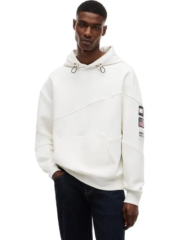 Tommy Hilfiger X U.s. Sailgp Team Tech Hoodie - Ecru