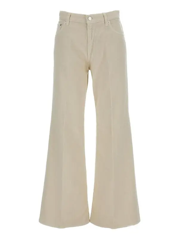 HAIKURE Clara Velvet Trousers - Bianco