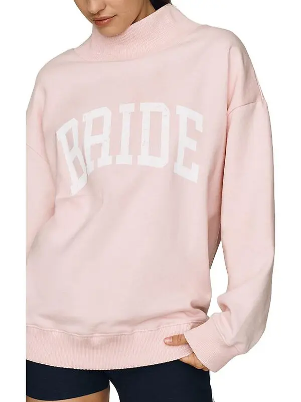 Anthropologie Bride Mockneck Sweatshirt - Pink