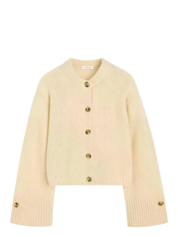 BY MALENE BIRGER Cierrou Flared-sleeve Cardigan - Yellow
