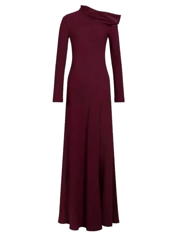 Alberta Ferretti Off-shoulder Maxi Dress - Red