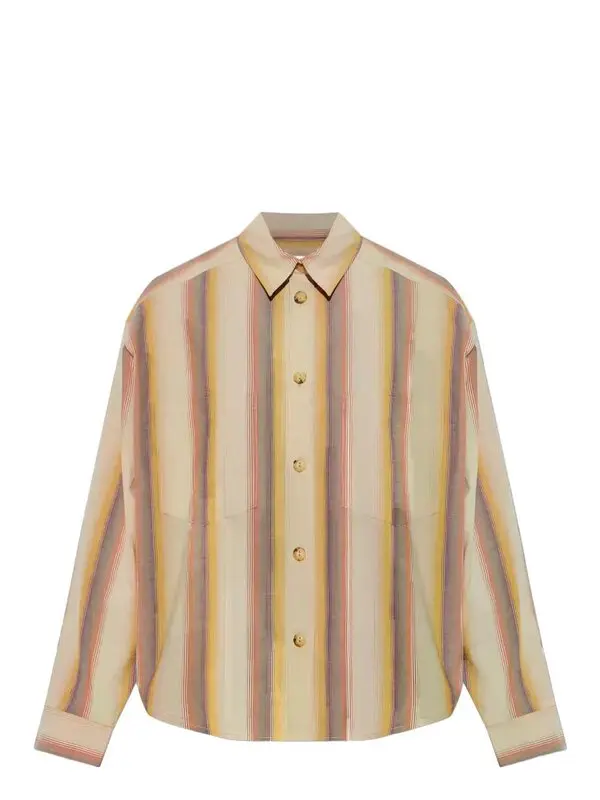 Isabel Marant Étoile Vertical Stripe Shirt - Neutrals