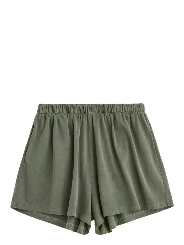 Our Legacy Gored Elasticated Shorts - Green
