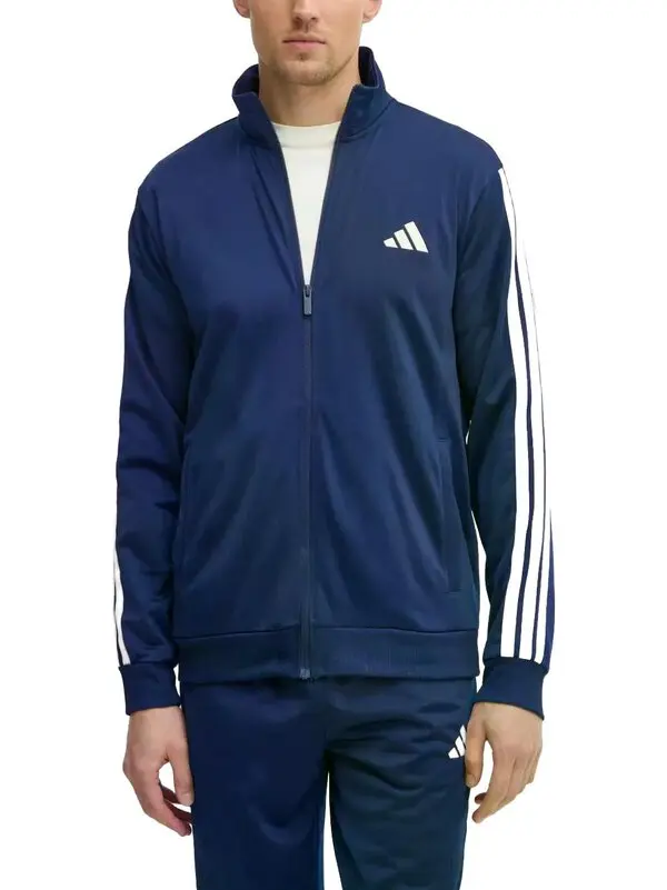 Adidas Side-stripe Zip-up Tracksuit - Blue