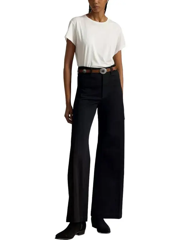 Polo Ralph Lauren Beaton Belt-loops Trousers - Black
