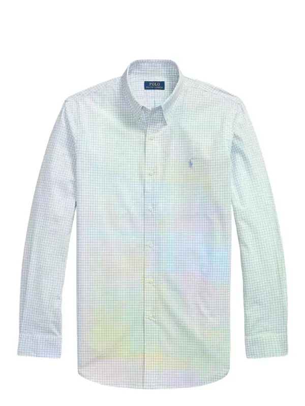 Polo Ralph Lauren Pony-embroidered Checked Shirt - Blue