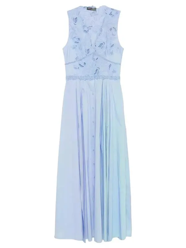 Ermanno Scervino Sleeveless Midi Dress - Blue