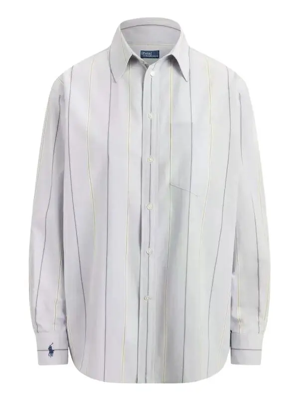 Polo Ralph Lauren Striped Cotton Shirt - Blue