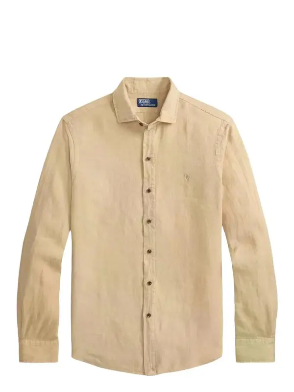 Polo Ralph Lauren Custom Fit Pony-embroidered Shirt - Neutrals