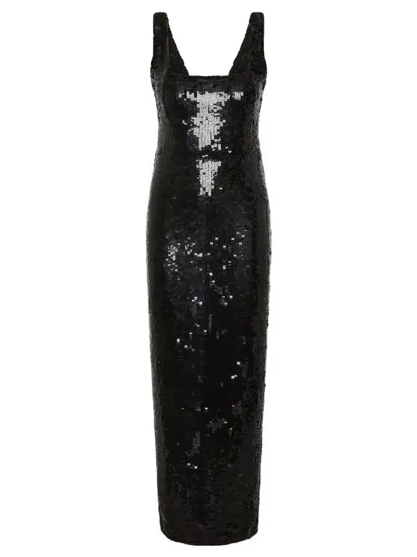 Rachel Gilbert Kayla Sequin-embellished Gown - Black